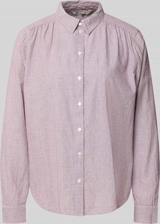 Tom Tailor Regular Fit Hemdbluse aus reiner Baumwolle