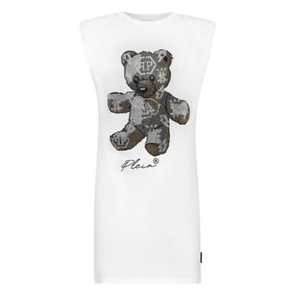 Philipp Plein Damen, Kleider, Wei&szlig;, SGr&ouml;&szlig;e