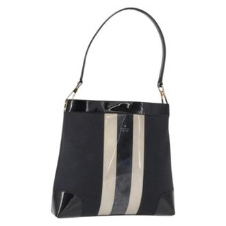 Gucci Sac bandouli&egrave;re en toile Pre-owned - Femme - Pre-owned - Noir - Taille: ONE Size