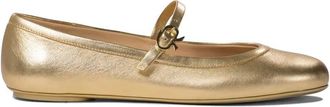 Gianvito Rossi Gold Metallic Ballerinas - Gr. 36,5 (EU) - in Gold