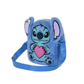 Disney Lilo und Stitch Heart-Action Plush Umh&auml;ngetasche, Blau