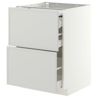 IKEA METOD / MAXIMERA Unterschr auszb Arbeitsfl/3 Schubl