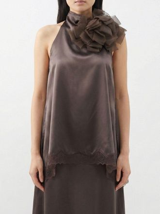 Magda Butrym Top MAGDA BUTRYM Femme couleur Marron