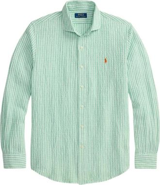 Polo Ralph Lauren Homme, Chemises, Vert, Taille: M Woven Sport Shirt