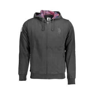 U.S.Polo Association U.s. Polo Assn. Schwarzer Baumwoll-Pullover f&uuml;r Herren - - Sweatshirts & Hoodies - Herren - Schwarzk - 2XL