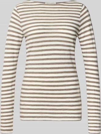 Marc O'Polo Regular Fit Langarmshirt aus reiner Baumwolle