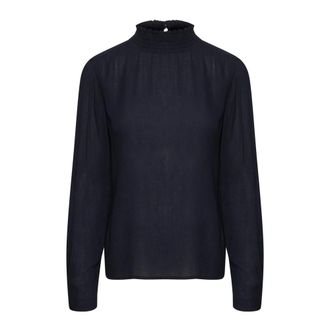 Kaffe Rollkragen - - Blouses & Shirts - Damen - Blau - 2XL