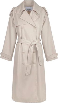 Frankie Shop Femme, Manteaux, Beige, Taille: 38 FR Veyron Fluid Twill Trench Coat