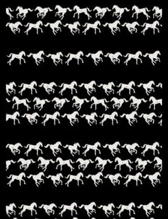 Only Damen Onlalma Life Poly Kiara Shirt Dress Kleid, Black/AOP:582 Pure Horse Run, X-Large