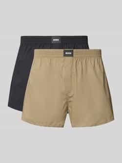 HUGO BOSS Boxershorts aus reiner Baumwolle im 2er-Pack