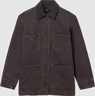 A.P.C. Veste Mina Logo Brown