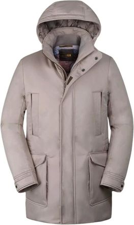 Moorer Homme, Manteaux, Beige, Taille: L Parka Oran-Carmen