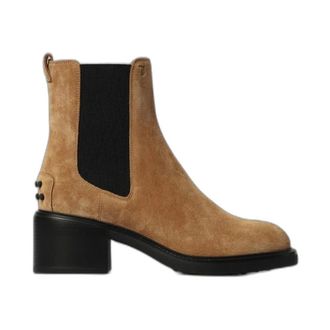 Tod's Femme, Chaussures, Brun, Taille: 37 1/2 EU Chelsea Bottes