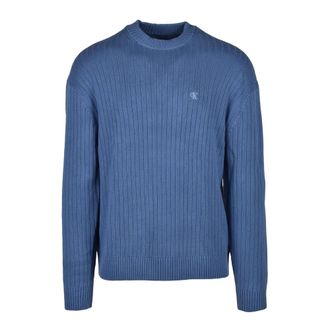 Calvin Klein Jeans Homme, Pulls, Bleu, Taille: XL Maille ras du cou