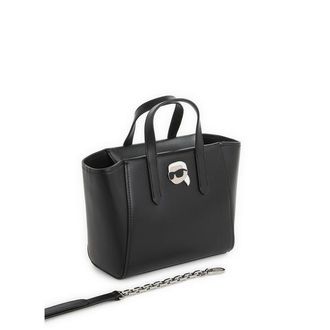 Karl Lagerfeld Lederhandtasche - Schwarz