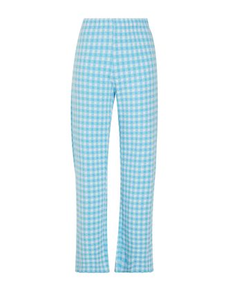 8 by YOOX COTTON-BLEND VICHY KNIT PANTS