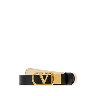 Valentino Garavani VLogo G&uuml;rtel H. 2 cm - - Accessories - Damen - Schwarzk - 70 CM