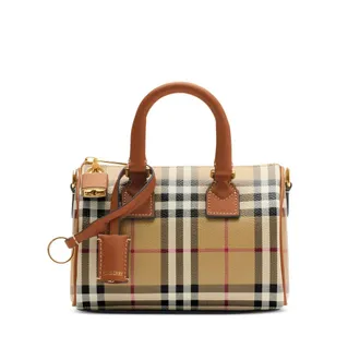 Burberry Mini Check Bowling Bag