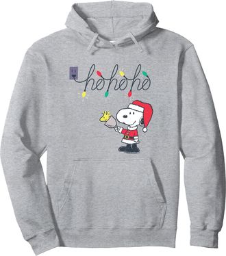 Peanuts Erdn&uuml;sse Weihnachten Santa Snoopy Ho Ho Ho Pullover Hoodie