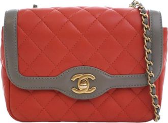Chanel Sac bandouli&egrave;re matelass&eacute; Pre-owned - Femme - Pre-owned - Rouge - Taille: ONE Size