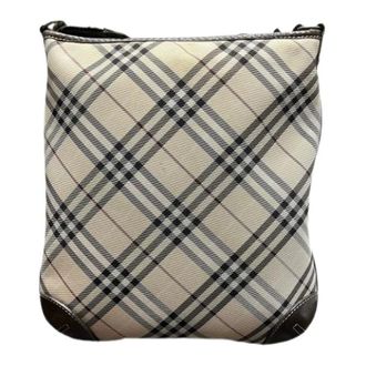 Burberry Sac bandouli&egrave;re en toile et cuir Pre-owned - Femme - Pre-owned - Beige - Taille: ONE Size