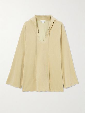 Marysia Swim Baughman Tunika Aus Frottee Aus Einer Baumwollmischung Mit Kapuze - Neutral