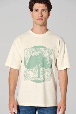 Hempage Hempage Herren vegan T-Shirt Printed Natur