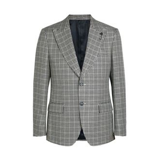Lardini Pied de Poule Jacket - - Suits - Herren - Mehrfarbig - L