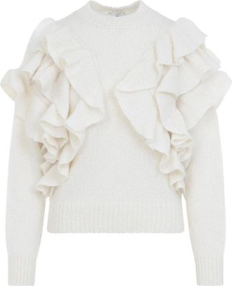 Elisabetta Franchi Pull Col Rond - Cr&egrave;me