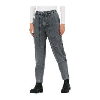Set Mom Jeans in Grau - - Jeans - Damen - Grau - W34