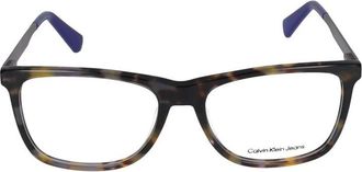Calvin Klein Jeans unisex, Accessoires, Brun, Taille: 56 MM Monture optique