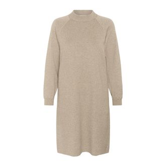 Cream CRDela Strickkleid - - Dresses - Damen - Beige - M