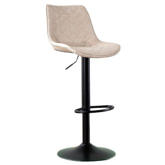 Generic Verstellbarer Drehhocker aus Kunstleder - Hydraulisch Verstellbarer Tresenhocker f&uuml;r K&uuml;cheninsel, Fr&uuml;hst&uuml;cksbar, Esszimmer, Kneipe, Gesch&auml;fte - Modern