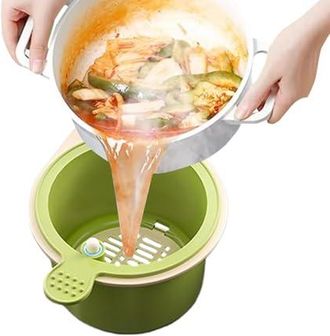 Generico Filtre de vidange d&eacute;vier de cuisine, r&eacute;cup&eacute;rateur de nourriture, panier suspendu pour robinet, outil de filtrage amovible, id&eacute;al pour la ferme, le res