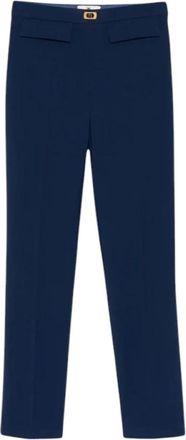 Elisabetta Franchi Damen, Hosen, Blau, LGr&ouml;&szlig;e