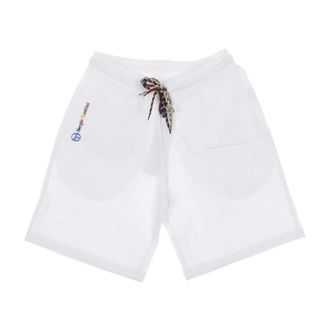 Sergio Tacchini Homme, Shorts, Blanc, Taille: L Chakra Tracksuit Shorts