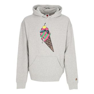 Icecream Cone Man Popover Hoodie - - Sweatshirts & Hoodies - Herren - Grau - S