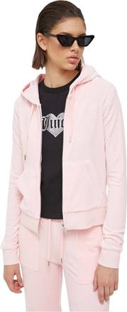 Juicy Couture Damen, Sweatshirts & Hoodies, Rosa, SGr&ouml;&szlig;e