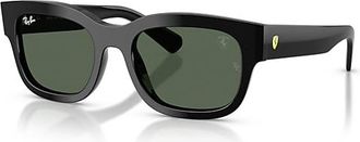 Ray-Ban Rb2228m Scuderia Ferrari Collection Sonnenbrillen Schwarz Fassung Gr&uuml;n Glas 53-19