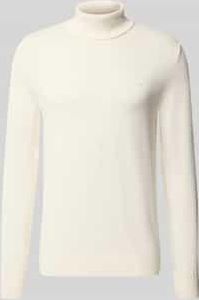 Christian Berg Regular Fit Strickpullover aus Baumwoll-Woll-Mix mit Rollkragen