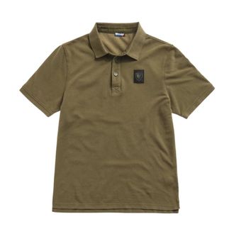 Blauer Green Shield Logo Polo Shirt - - Tops - Herren - Gr&uuml;n - S