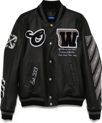 Off-white Homme, Vestes, Noir, Taille: L Bomber Jacket