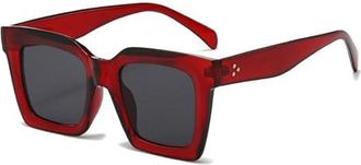 Generic Lunettes De Soleil À Monture Large For Homme, Idéales For Les Vacances, Déplacements Quotidiens Ou Le Sport(Red)