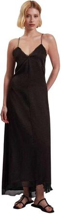 Ted Baker Mylra Unterkleid-Stil f&uuml;r Damen, R&uuml;schen-Detail (Schwarz)