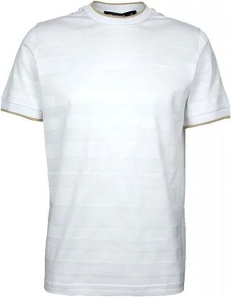 Karl Lagerfeld Homme, Tops, Blanc, Taille: XL T-shirt &agrave; col rond