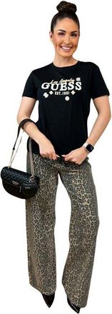 Guess Kurzarmshirt AGNES SS CN T-SHIRT - T-Shirt Damen - Logo Shirt - Baumwollshirt - mit