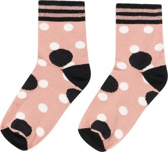 Red Valentino Femme, Sous-v&ecirc;tements, Rose, Taille: S/M Chaussettes Courtes &agrave; Pois Amusants