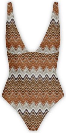 MC2 Saint Barth Femme, Maillots de bain, Brun, Taille: 40 FR Mavi Classical Band Triangle Maillot de Bain Une Pi&egrave;ce Rachel