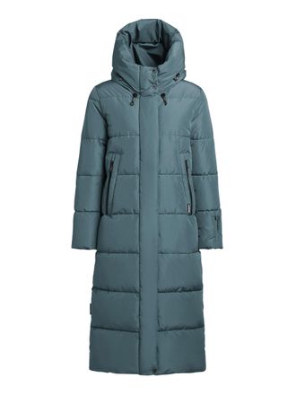 Khujo Steppmantel KHUJO SOULANI4, Damen, Gr. XL, dim blau, 100% Polyester, unifarben, loose fit, eingesetzt elastischer Bund, M&auml;ntel Steppmantel, Topseller