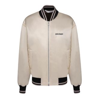 Palm Angels Beige Jacke Aw23 Stil - - Jackets - Damen - Beige - XS